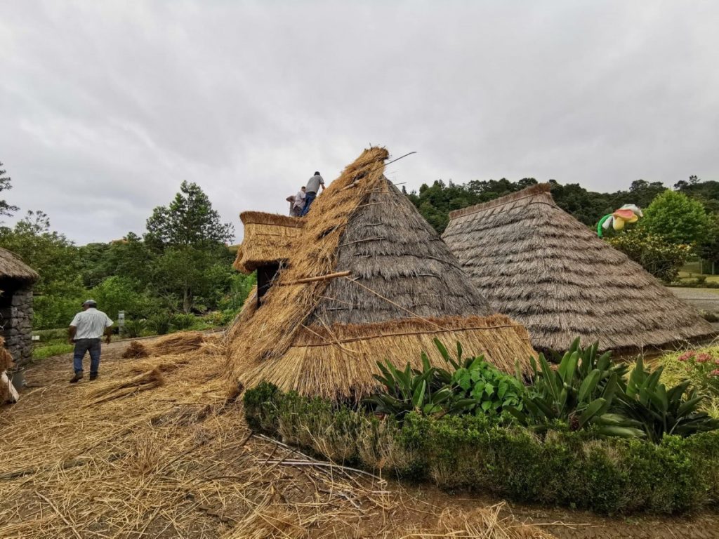 Parque Temático da Madeira fez nova colmatação de uma casa típica ...